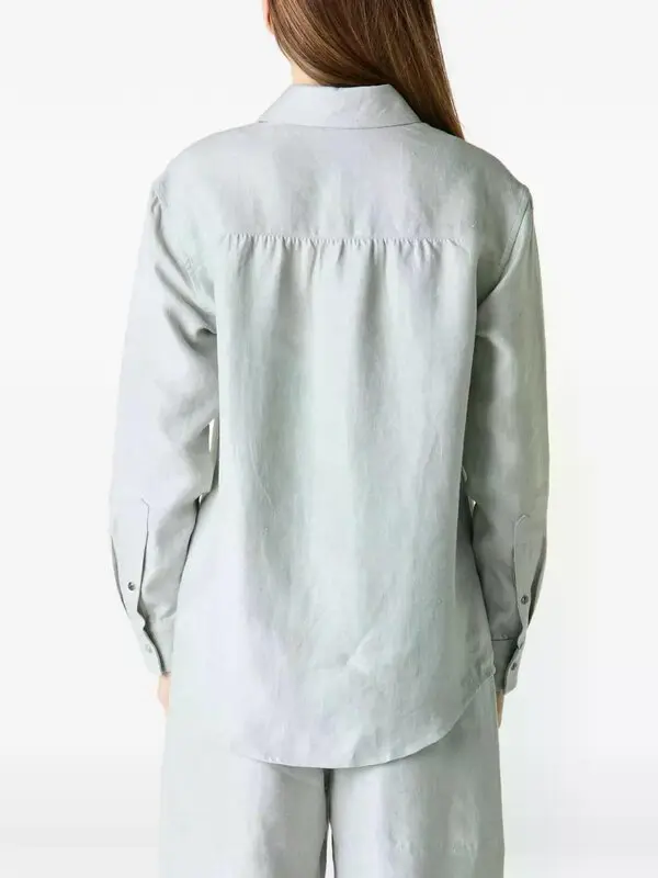 GOD'S TRUE CASHMERE Button-up Linen Shirt