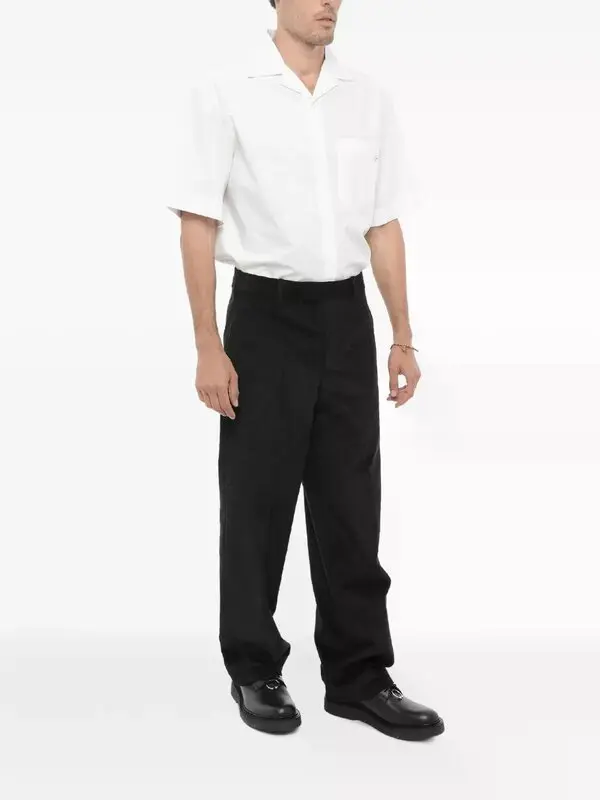 Neil Barrett Ribbed Velour Loose-fit Trousers
