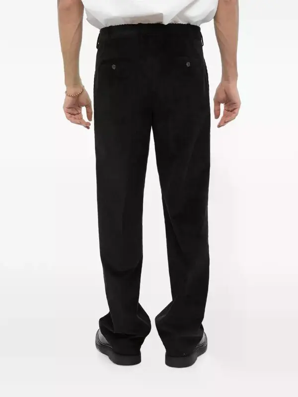 Neil Barrett Ribbed Velour Loose-fit Trousers