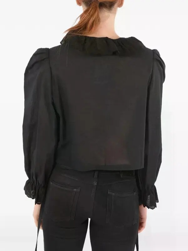AURORE VAN MILHEM Ruffled-cuff Blouse