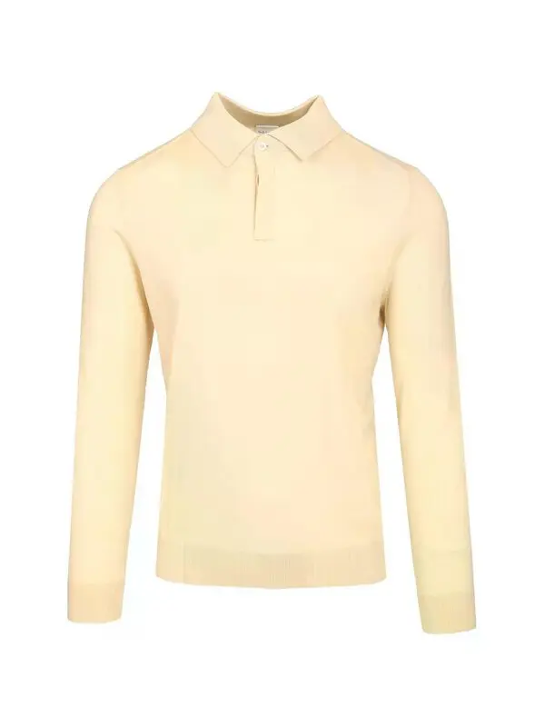 Paul Smith Merino Wool Polo Shirt - Neutrals