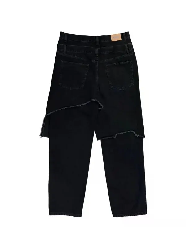 AWGE Double-layer Frayed Jeans