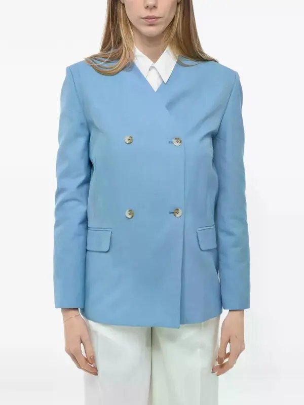 Loulou De Saison Double-breasted Blazer - Blue
