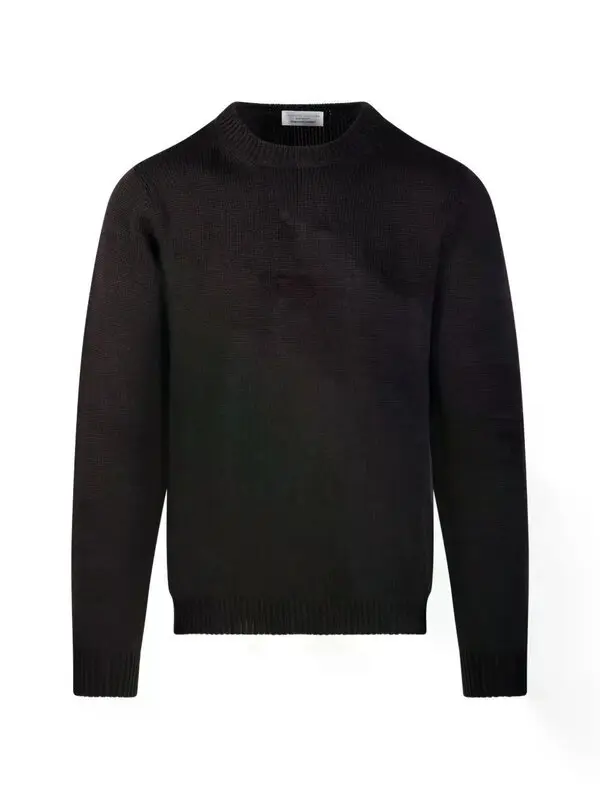 ROBERTO COLLINA Marl-knit Sweater - Black