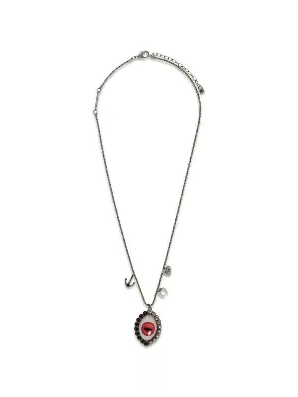 Dsquared2 Eye Charm Necklace - Silver