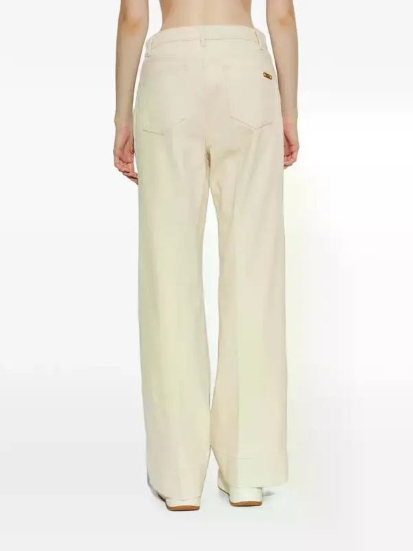 Michael Kors Cotton Flared Trousers