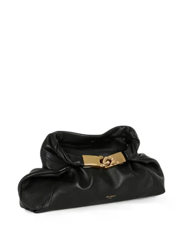 Balmain Dinner At 8 Small Smooth Leather Bag