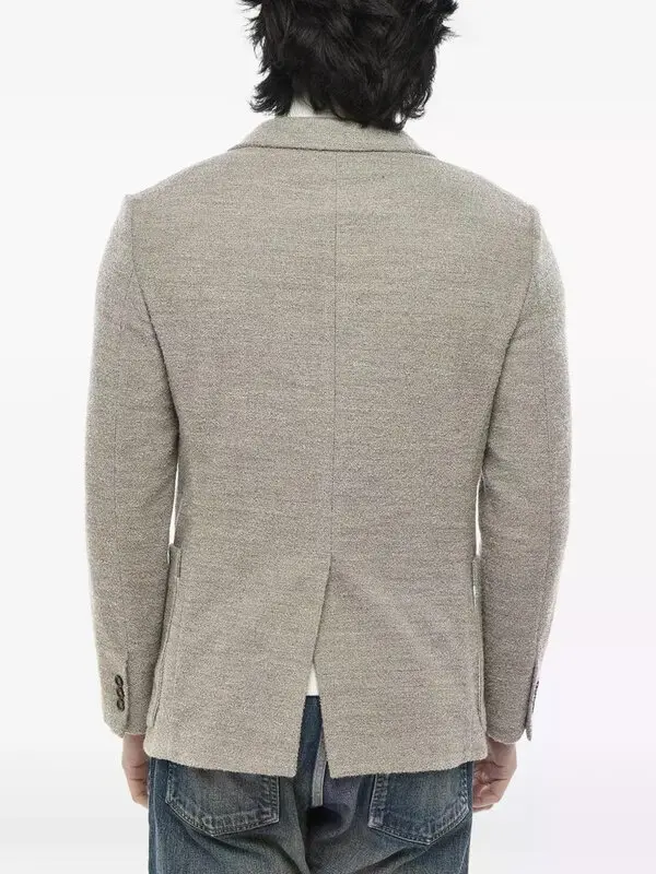 PAOLO PECORA Bouclé Patch-pocket Blazer