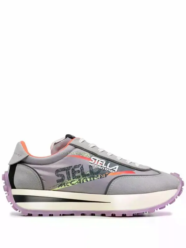 Stella McCartney Logo-print Low-top Sneakers - Grey