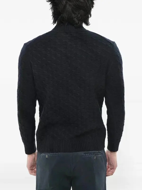 PAOLO PECORA Cable-knit Turtleneck Sweater