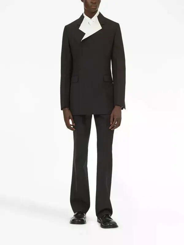 FERRAGAMO Double-breasted Wool Blazer