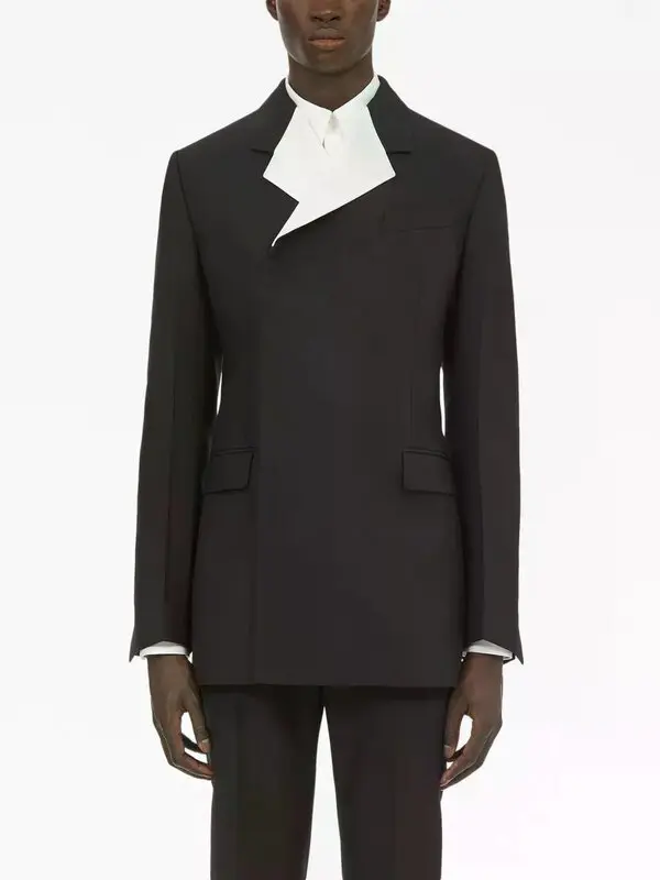 FERRAGAMO Double-breasted Wool Blazer