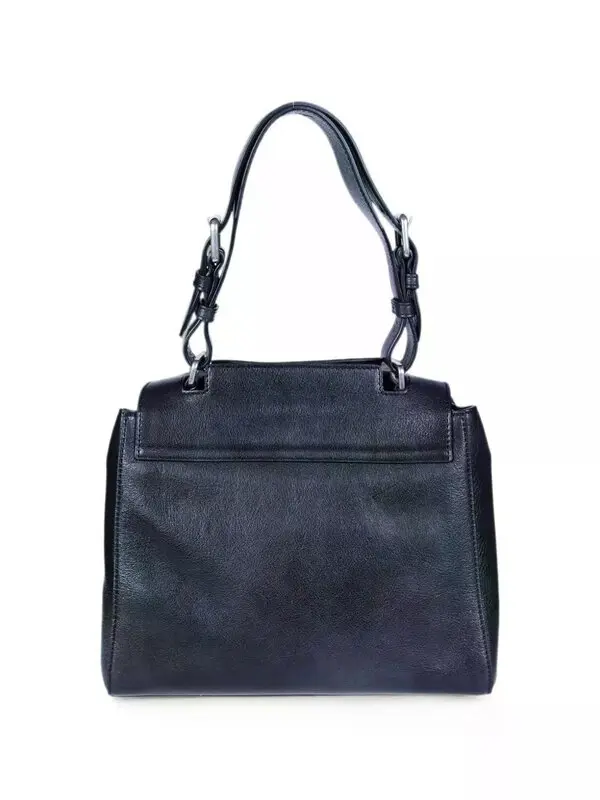 Orciani Sveva S Grained Leather Shoulder Bag