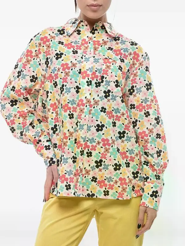 INES DE LA FRESSANGE PARIS Maureen Floral-print Blouse