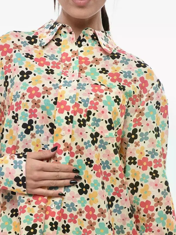 INES DE LA FRESSANGE PARIS Maureen Floral-print Blouse