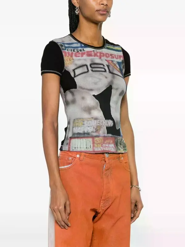 DIESEL® T-ele Graphic-print T-shirt