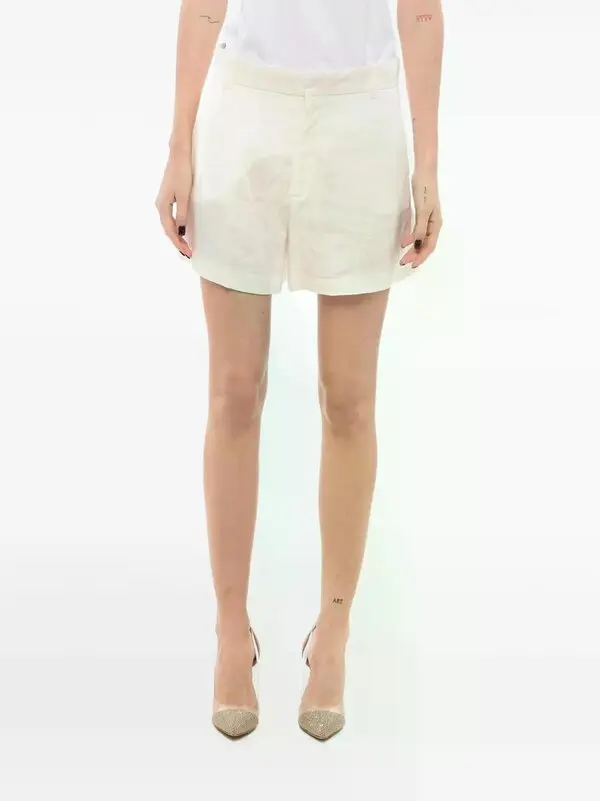 SUPER BLOND Belt-loop Shorts - Neutrals