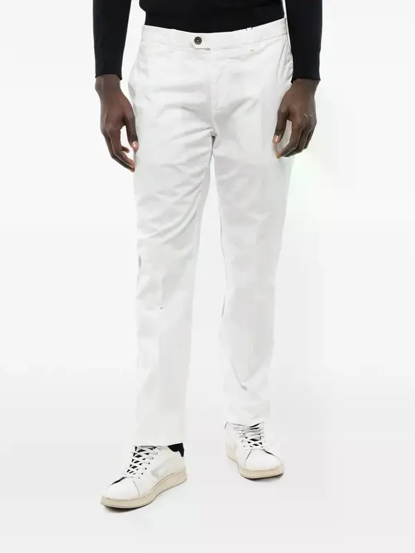 Corneliani Belt-loops Trousers - White