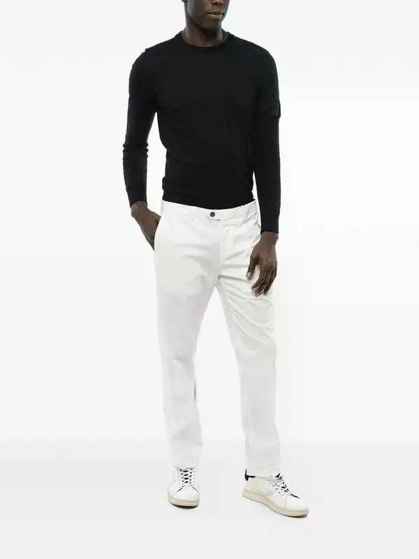 Corneliani Belt-loops Trousers - White