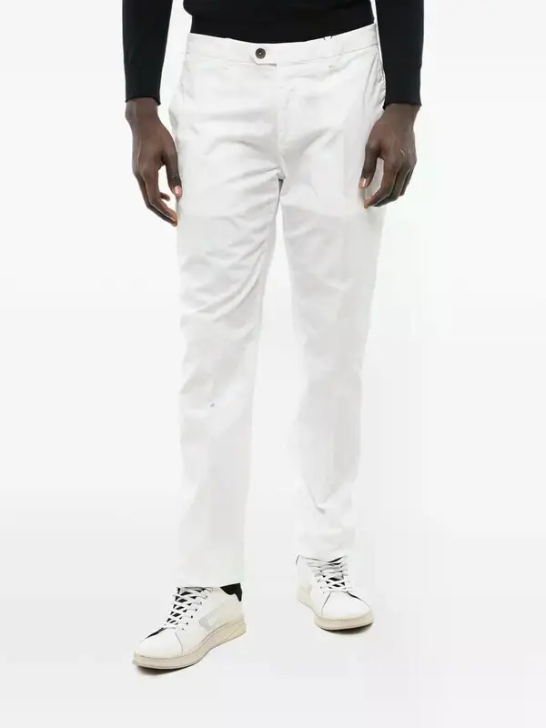 Corneliani Belt-loops Trousers - White