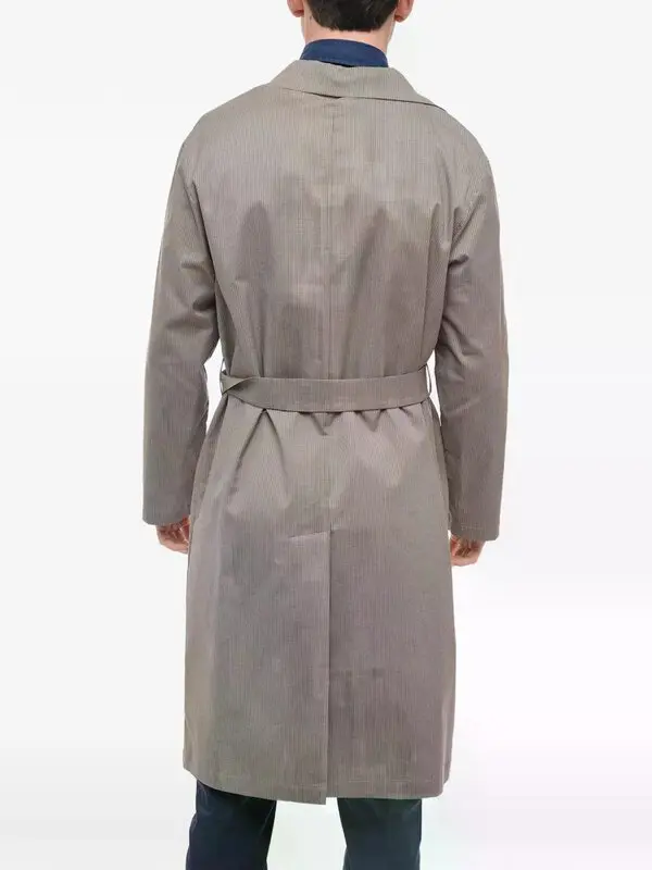 HEVO Cisternino Herringbone-pattern Trench Coat