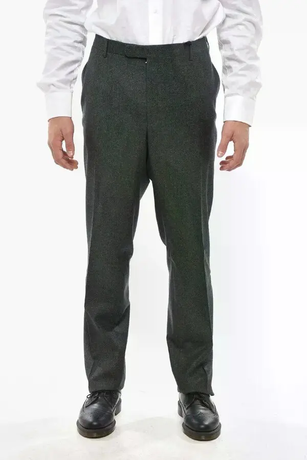 Corneliani Pressed-crease Tailored Trousers - Grey