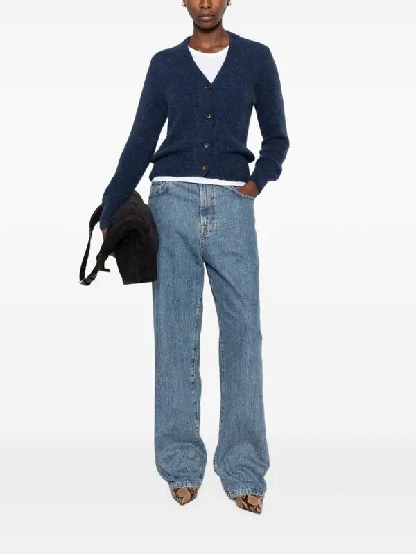 BASE Wool V-necked Cardigan