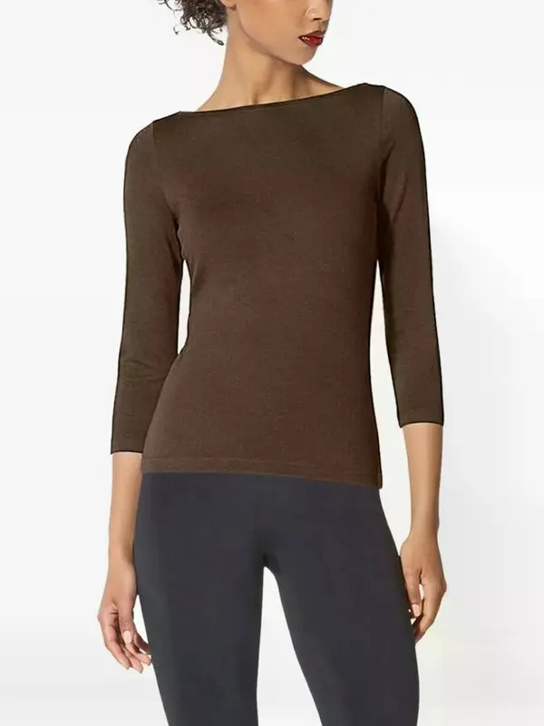 Wolford Cordoba Long-sleeve Top - Brown