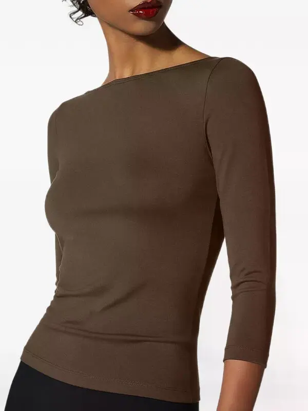 Wolford Cordoba Long-sleeve Top - Brown