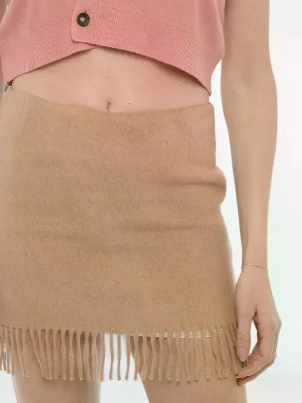 THE GARMENT Fringed-trim Skirt