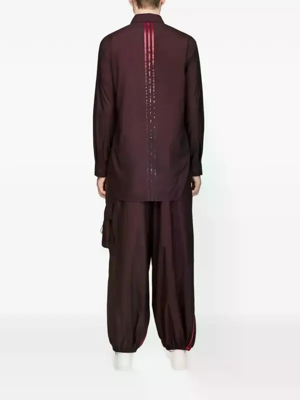 Y3 Gradient Stripe Cargo Pants - Red