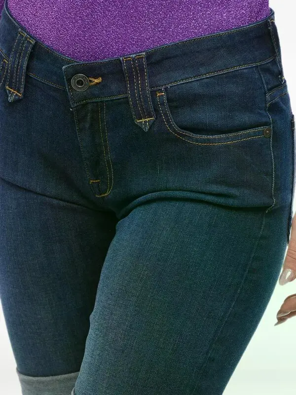 Woolrich Contrast-stitch Denim Shorts