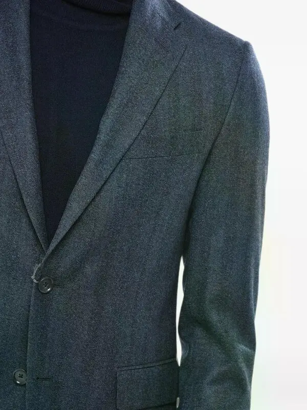 Corneliani Logo-patch Single-breasted Blazer