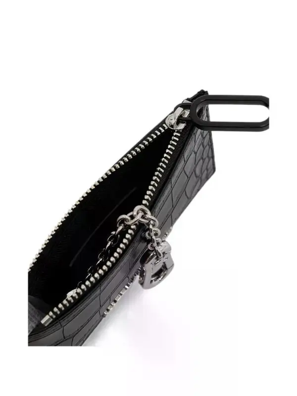 Karl Lagerfeld Croc-effect Card Holder