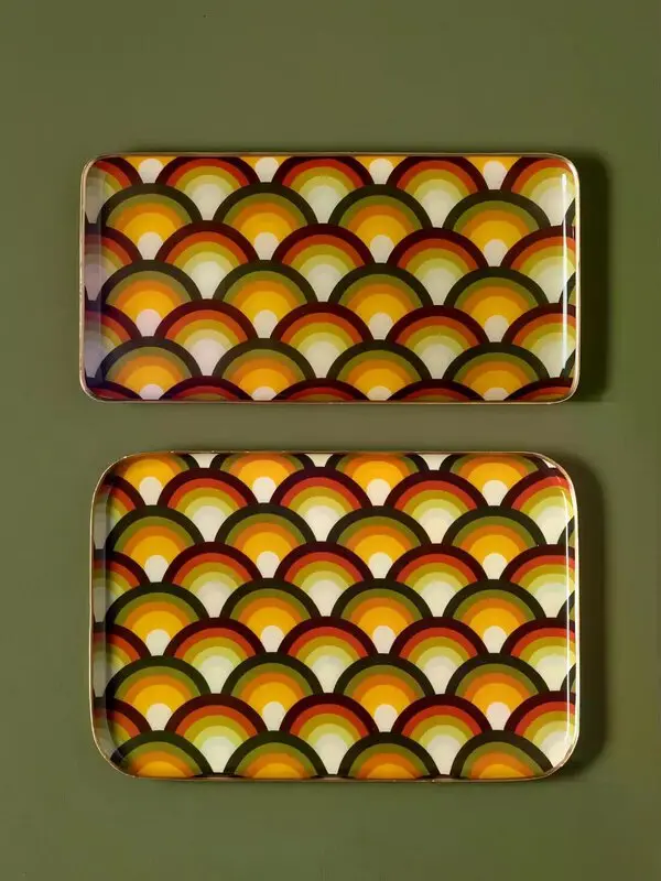 CU I SEEYOU Geometric-print Trays