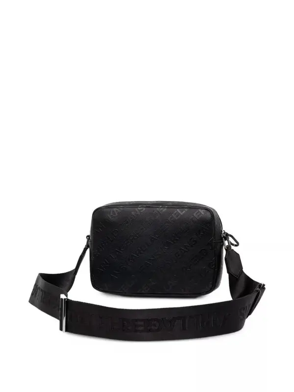 Karl Lagerfeld Logo-embossed Belt Bag - Black