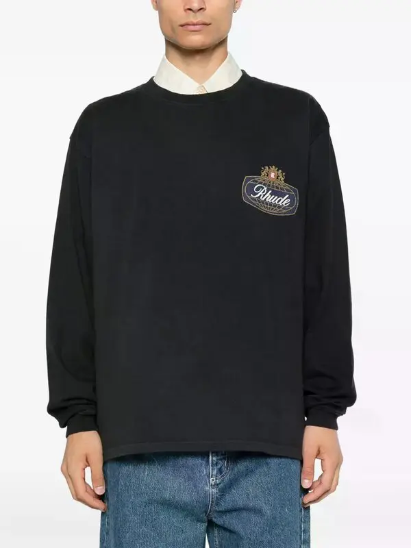 Rhude Logo-print Long-sleeve T-shirt