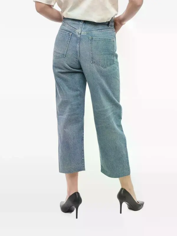 TANAKA Wide-leg Cropped Jeans