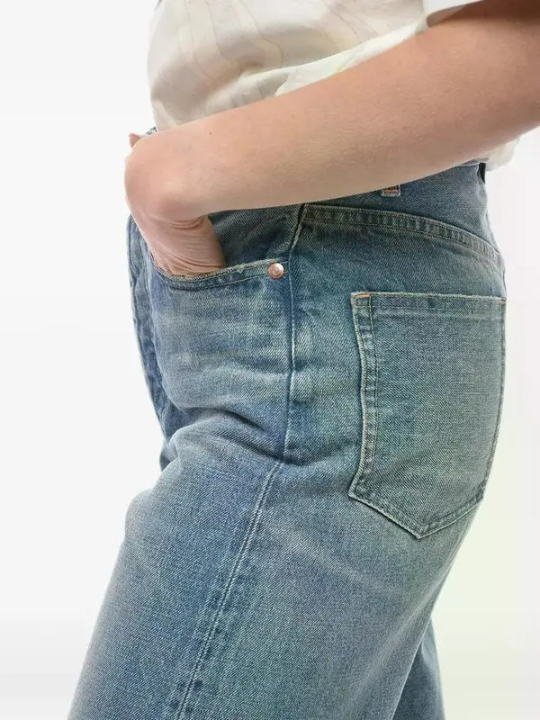 TANAKA Wide-leg Cropped Jeans