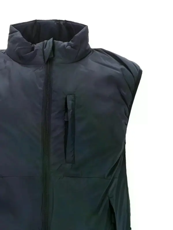 Aspesi Jil Zip-up Padded Gilet - Blue