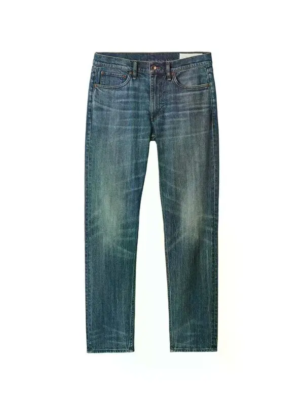 Rag & Bone Fit 2 Faded Whiskered Jeans - Blue