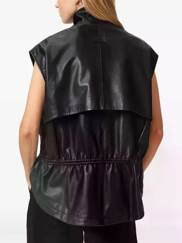ALLSAINTS Flor Leather Gilet