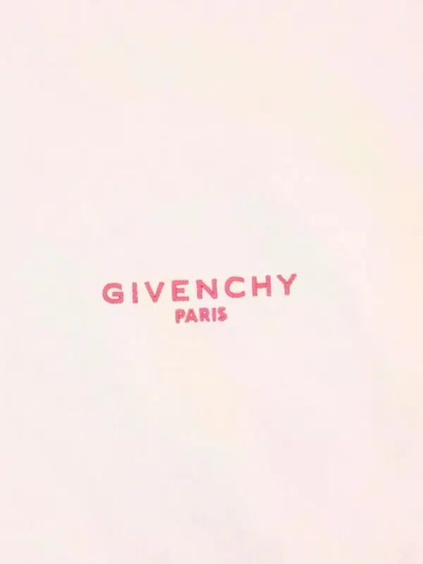 Givenchy Logo-embroidered Cotton T-shirt - Pink