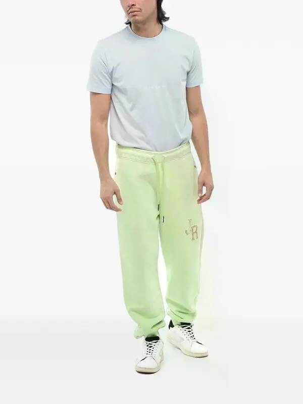 John Richmond Embroidered-logo Track Pants - Green