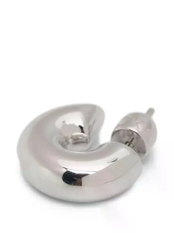 MARIA BLACK Medium Prima Hoop Earring - Silver