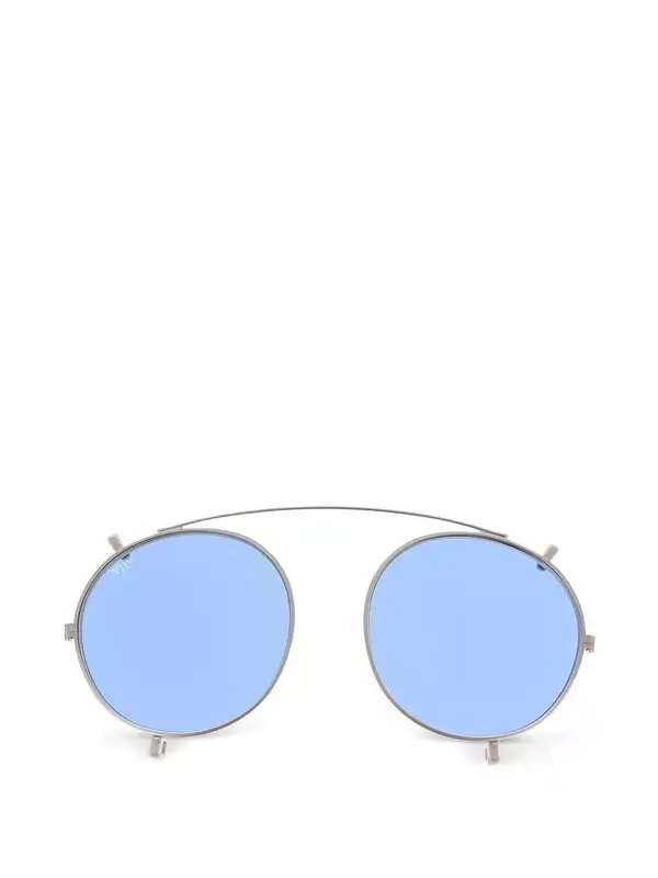 OAMC Round Frame Clip-on Sunglasses - Silver