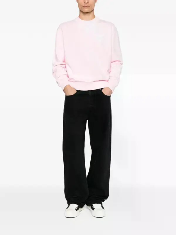 Givenchy Embroidered-logo Sweatshirt - Pink