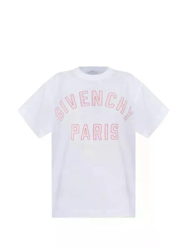 Givenchy Logo-embroidered T-shirt - White