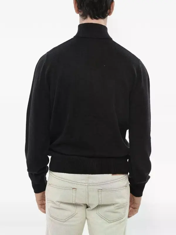 DIESEL® Camio-out Quarter-zip Turtleneck Sweater