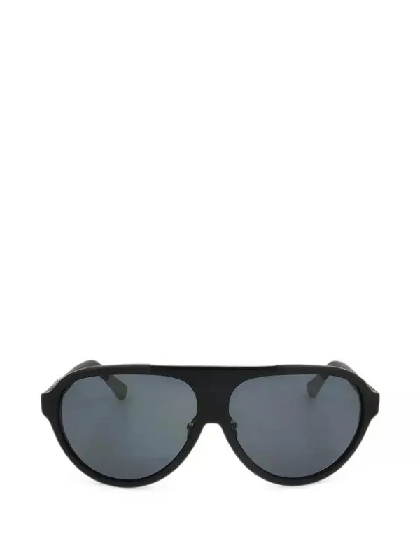 Linda Farrow Kris Van Assche Pilot Sunglasses - Black